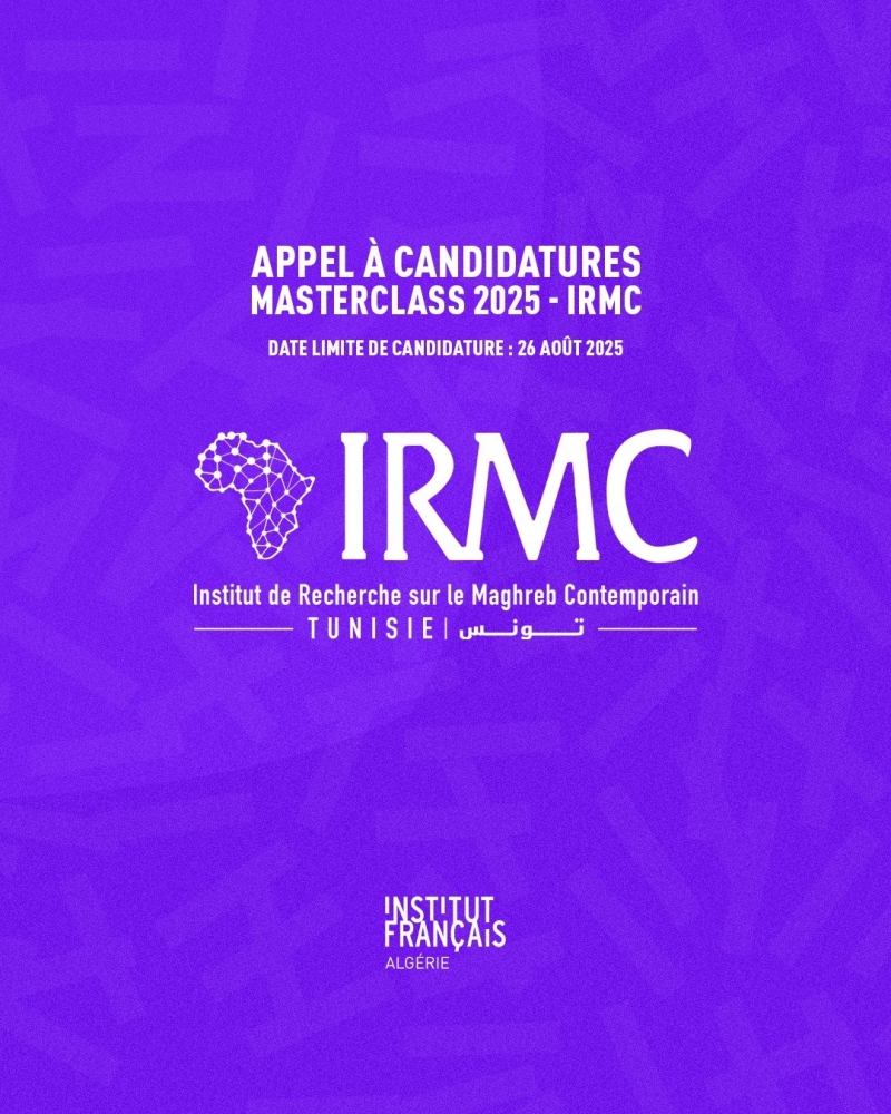 Appel à candidatures Masterclass 2025 - IRMC